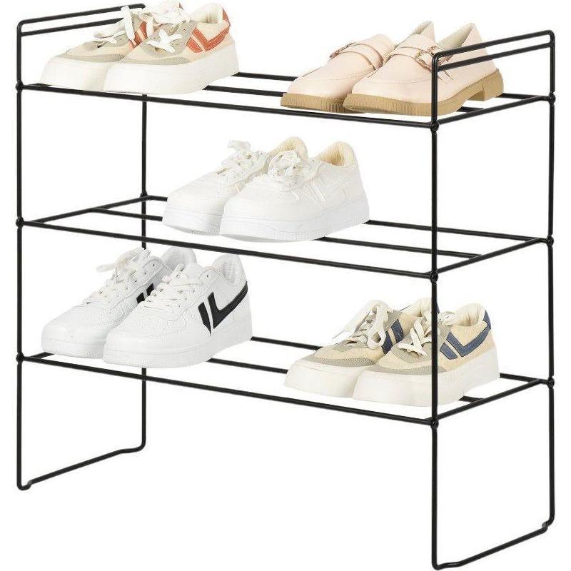 Furniture Mall | 3 Tier Shoe Rack Slipper Holder 3 Tier 3 Tier Plastic ...