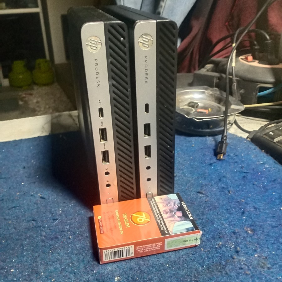 MESIN Motherboard CPU PC HP PRODESK 600 G3 MINI gen 6/7 DDR4 casing ...