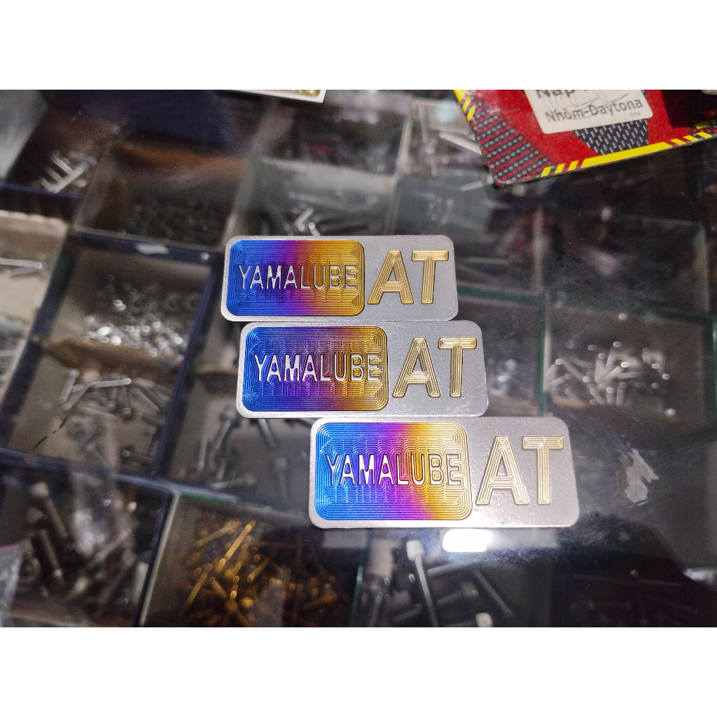 Yamalube AT cvt yamaha mio titanium emblem | Shopee Malaysia