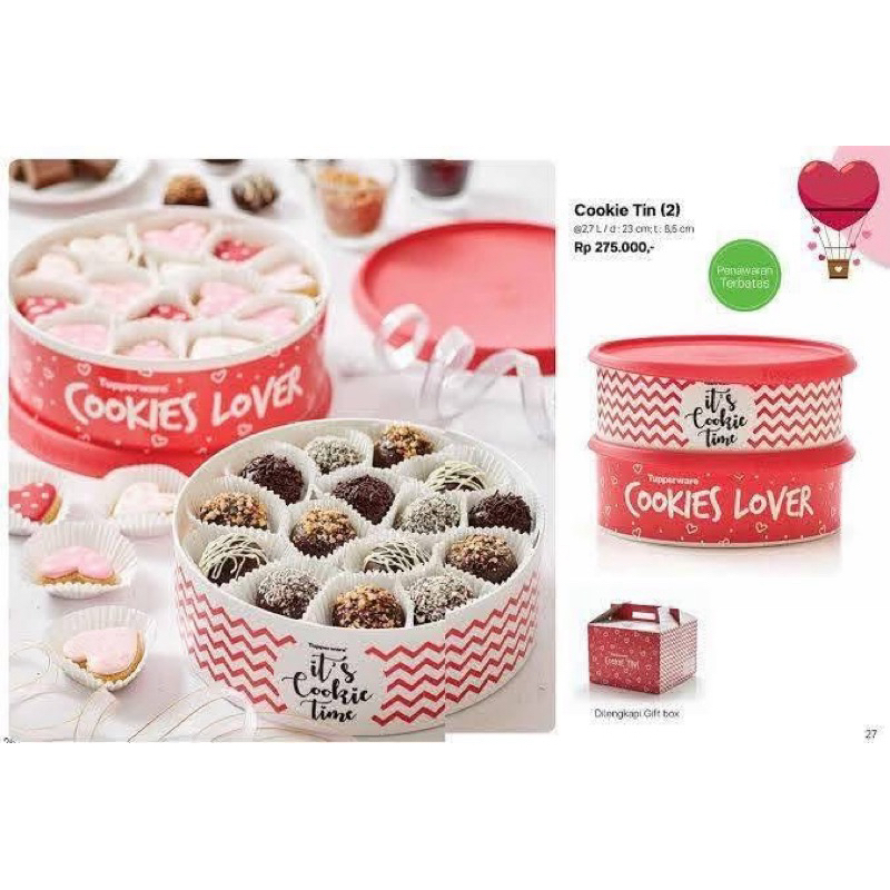 Cookie Tin (tupperware jar) | Shopee Malaysia