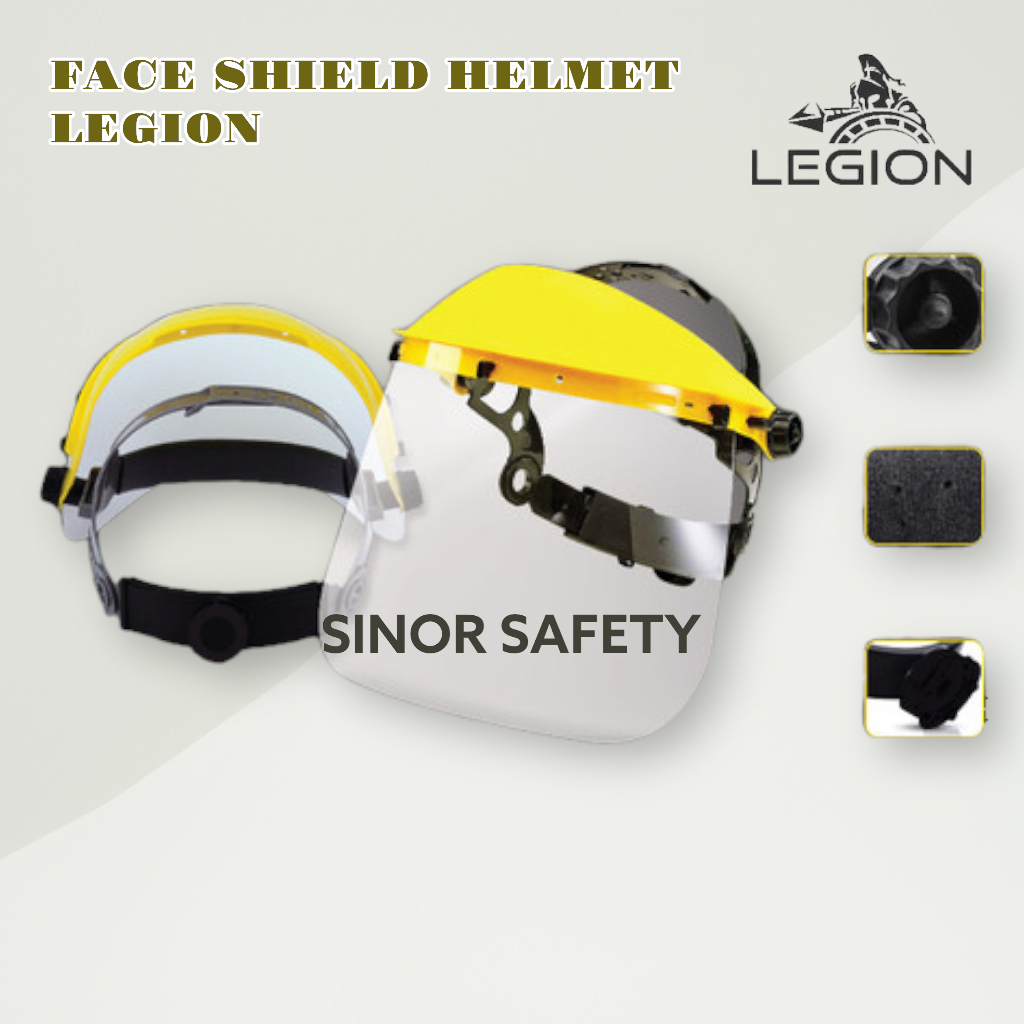 Full Face Shield Safety PPE Face Shield Grinding Visor FACESHIELD ...