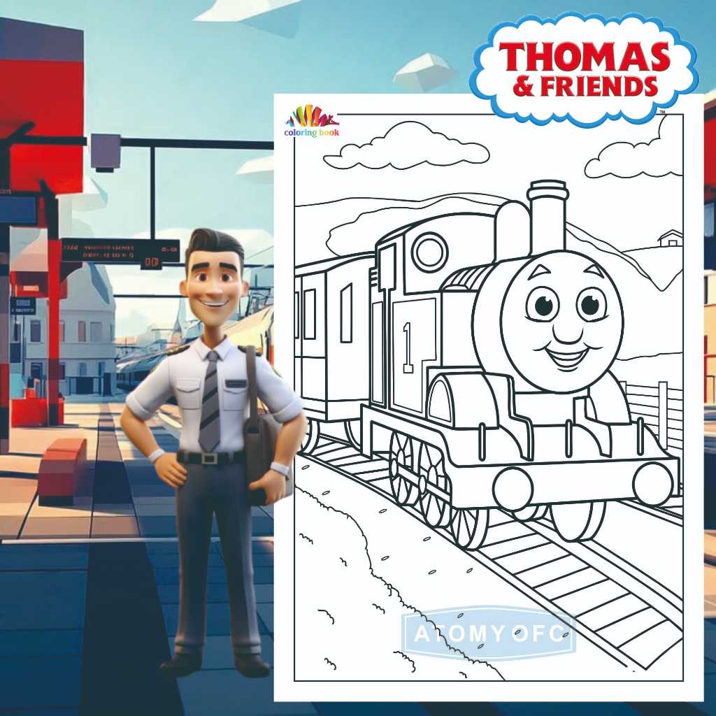 Coloring PAPER / COLORING / DRAWING PAPER / Thomas and Friends ...