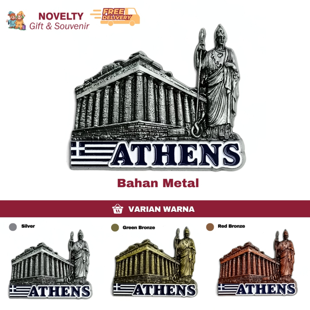 Athens fridge magnet souvenirs by Athena Greece Greek souvenirs ...