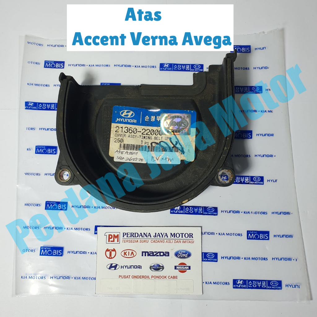 Upper Lower Timing Belt Cover Hyundai Accent Verna Avega Atoz KIA Visto ...