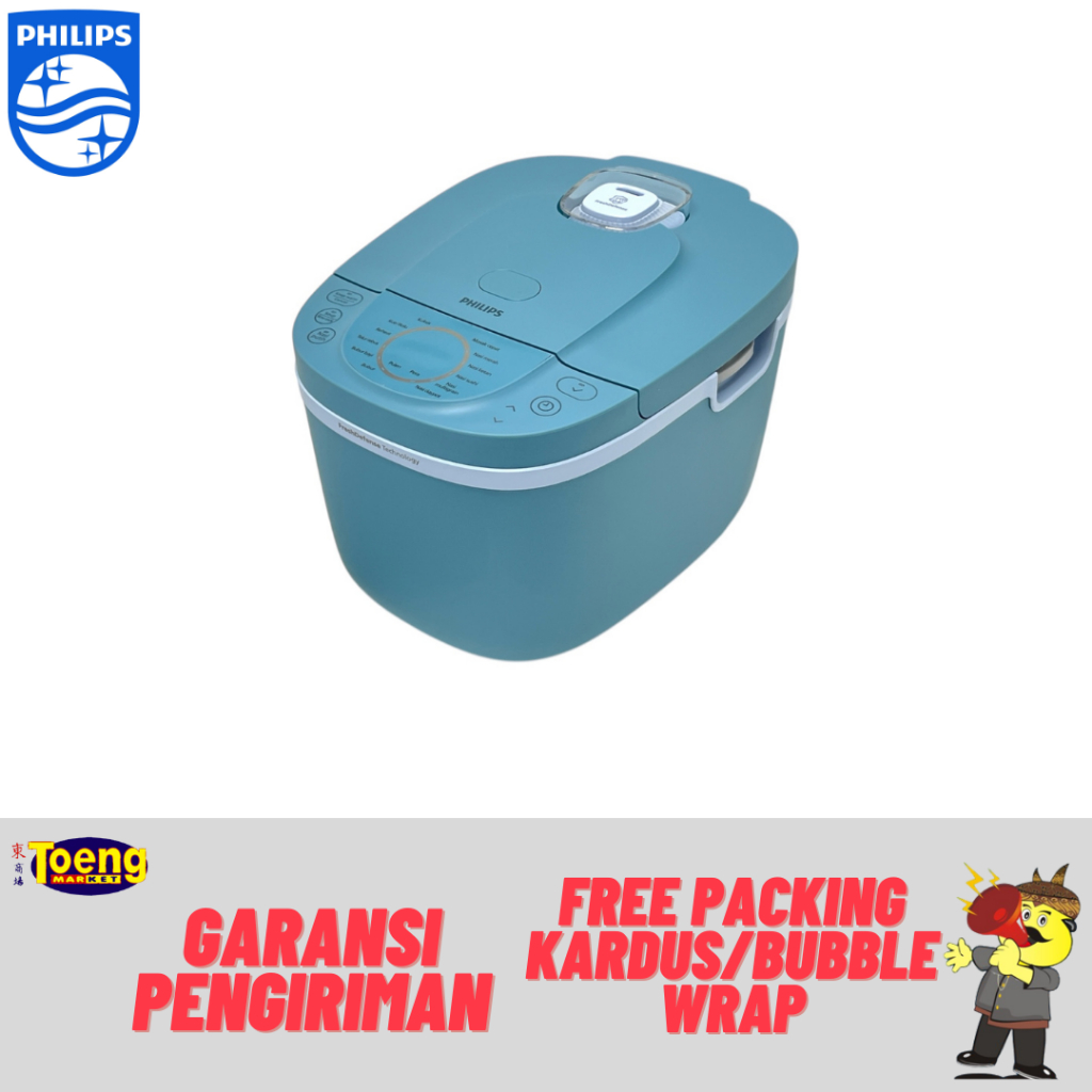 Philips RICE COOKER - RICE COOKER PLUS 1.8lt HD-4716/33 BLUE PHILIPS ...