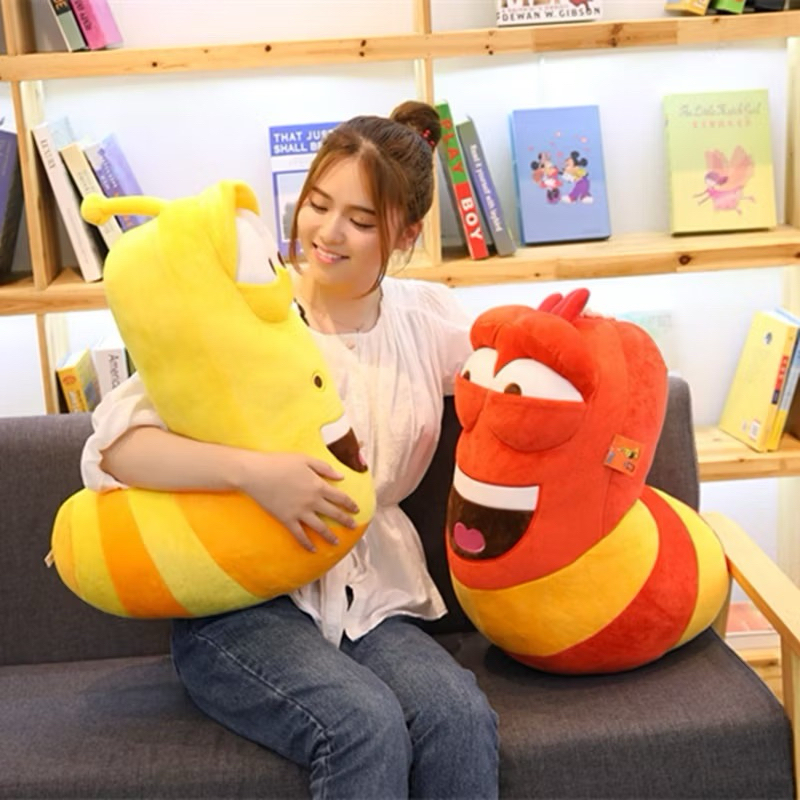 MERAH Jumbo larva doll | Red larva doll | Yellow larva doll | Imported ...