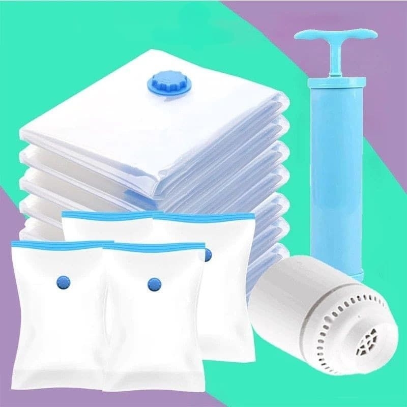 Travel VACUUM BAG/CLOTHES VACUM TOOL AND ITS PLASTIC/VACUUM COMPRESS ...