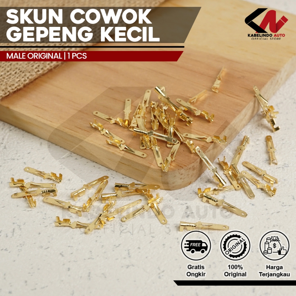 Skun Mini Flat Connector Male / Skun Male / Terminal Skun H2832 Unit ...