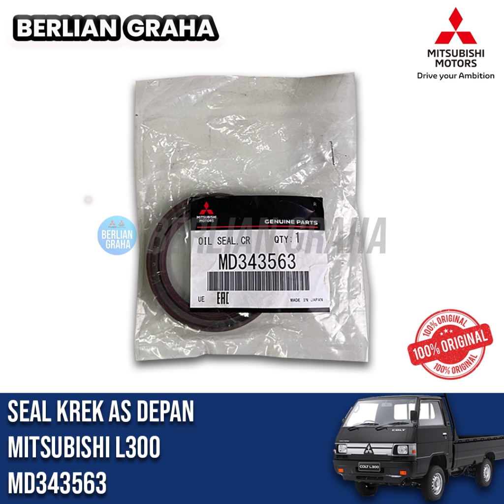 Original Mitsubishi L300 Diesel Front Crankshaft Axle Crutch Seal | Md ...