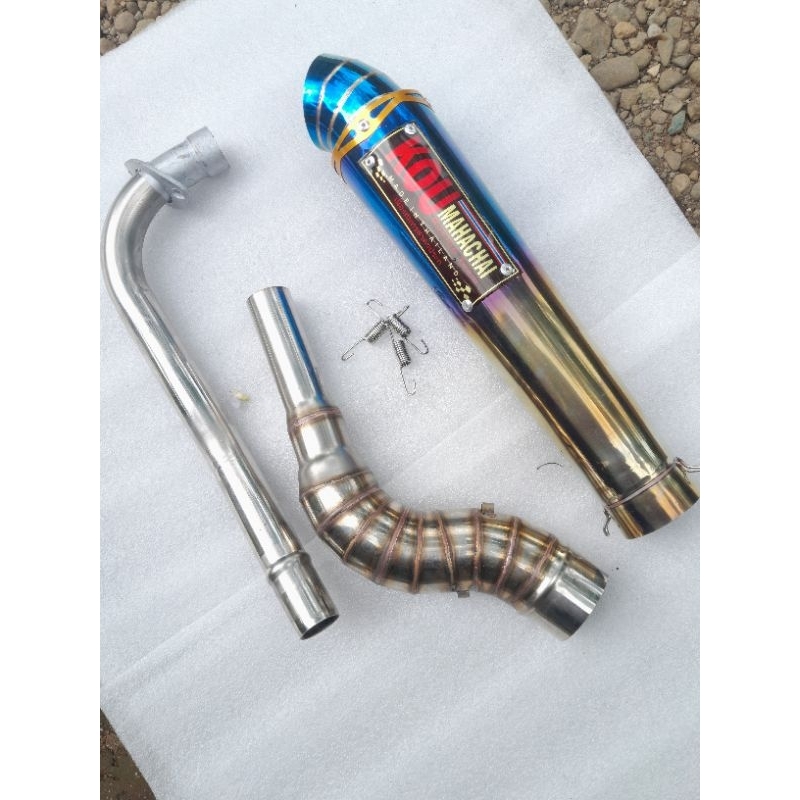 Koumahachai Pipe canister conical open specs exhaust Pipe for Wave 125 ...