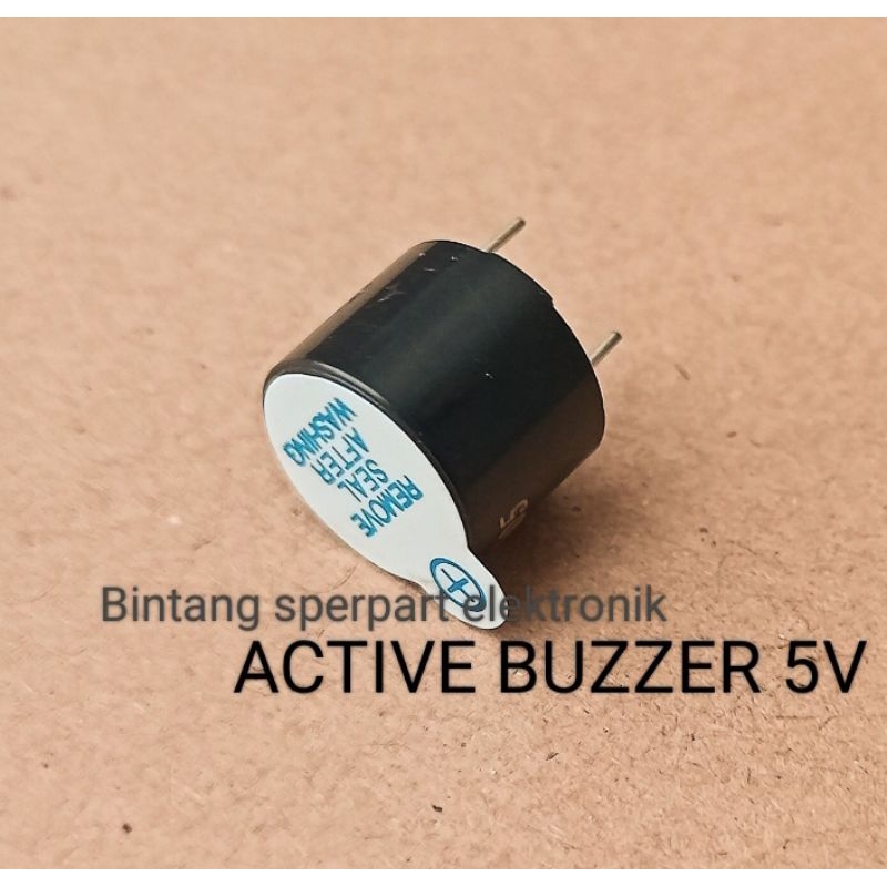 ACTIVE BUZZER 5V AKTIVE BUZZER 5VOLT ACTIVE PIEZO BUZZER 5V NADA SOUND ...