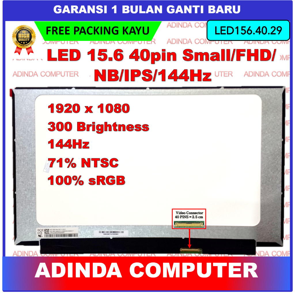 Lcd LED Asus TUF A15 FA506IU FA506QM LM156LF2F 03 15.6 15 Inch 40 Pin ...