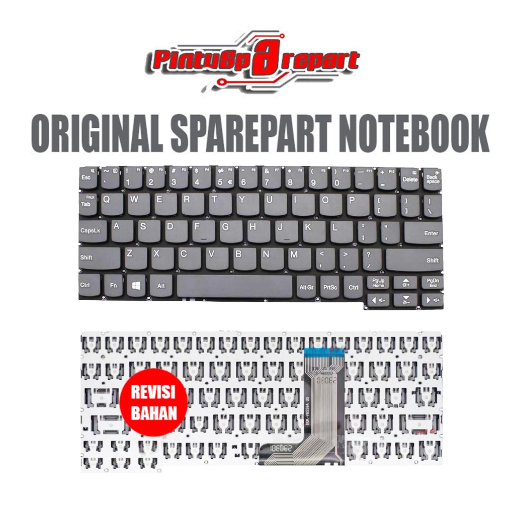 (Genuine Grey/grey) Original Keyboard Lenovo Ideapad D330 D330-10IGM ...
