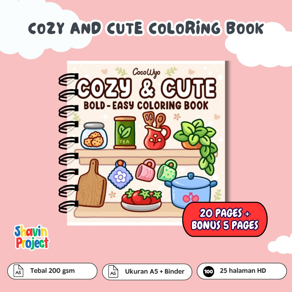 Coloring book Coco wyo Cozy and Cute Comfy Coloring Pages 25 Pages ...