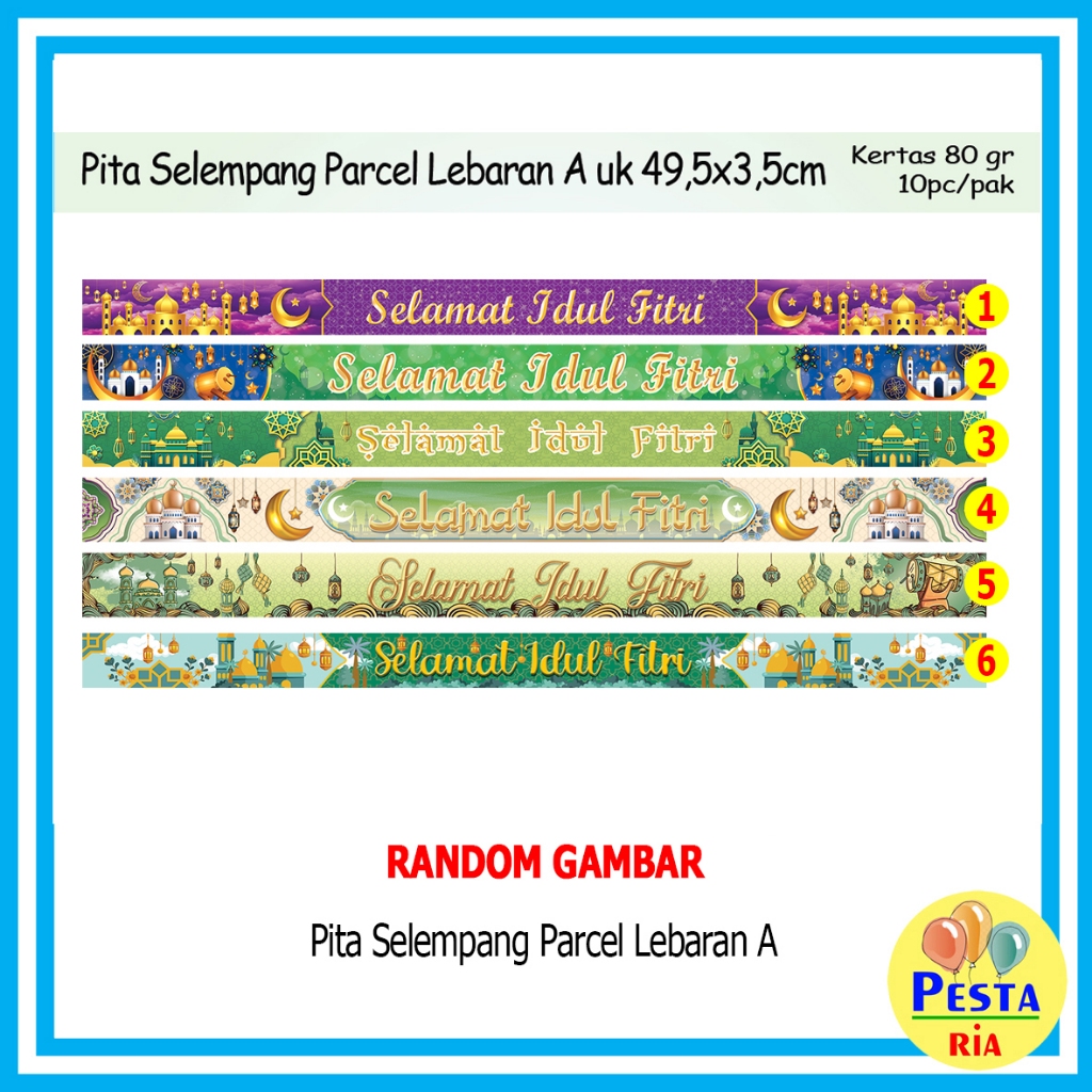 ! (1 Pack contains 10 Sheets) Sash A Ribbon, eid parcel ribbon, eid al ...