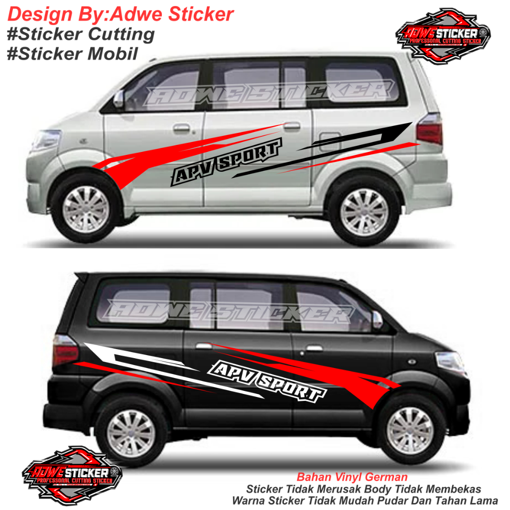 Apv CAR STICKER STICKER APV STRIPE STICKER APV COOL APV LIST | Shopee ...
