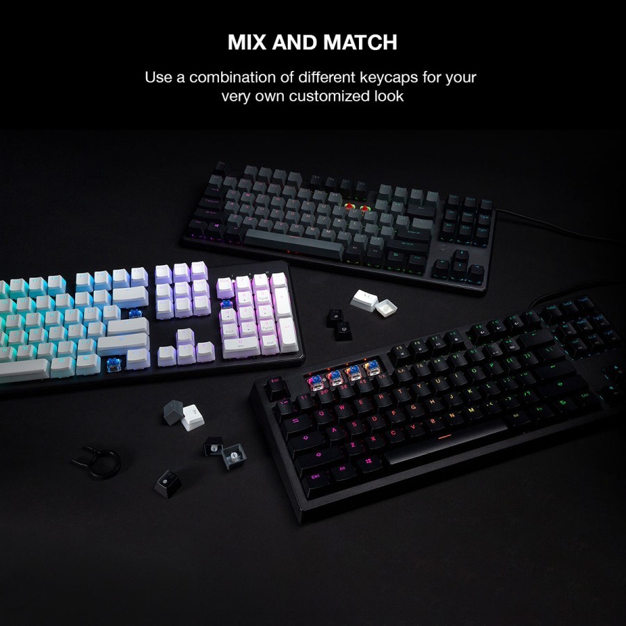 Tecware Double Shot PBT Backlit Keycaps 110/111 Keys | Shopee Malaysia