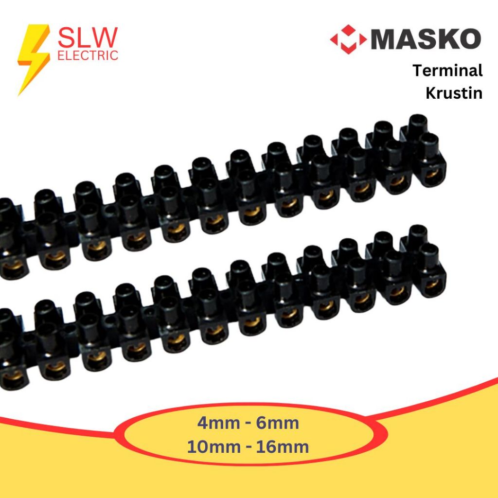 MASKO Rustin Terminal / Krustin Terminal / Cable Connector / Plastic ...
