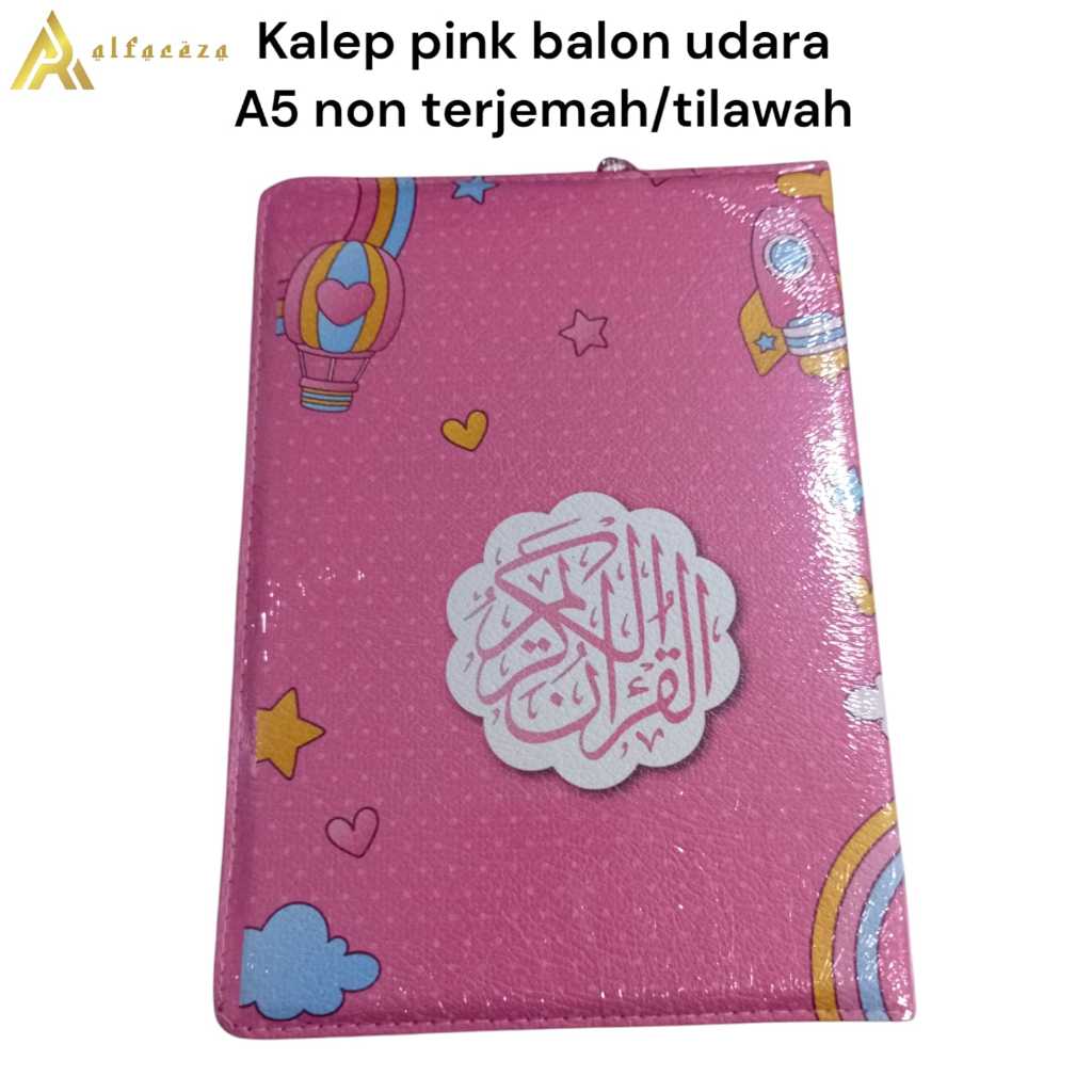 Alfareza - AlQuran A5 Kaleb Plain Zipper Pink Air Balloon Non ...