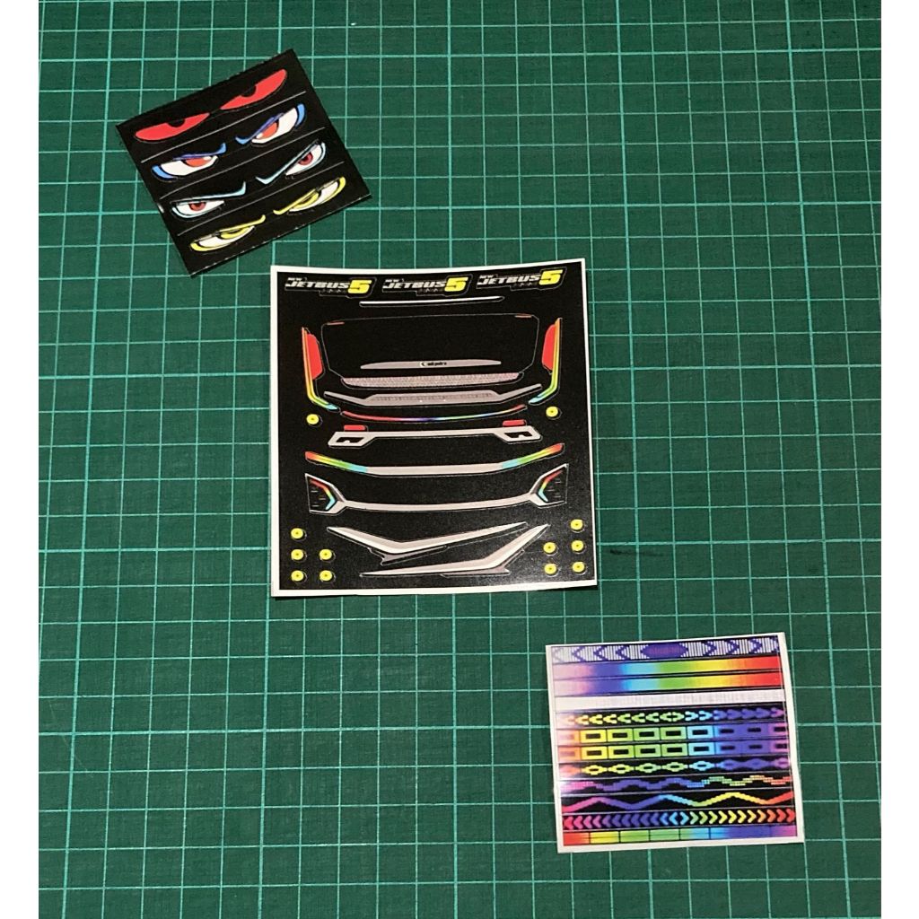 Jetbus 5+ Vol.2 BUS Light Miniature Stickers (BONUS STC BUS RANDOM ...