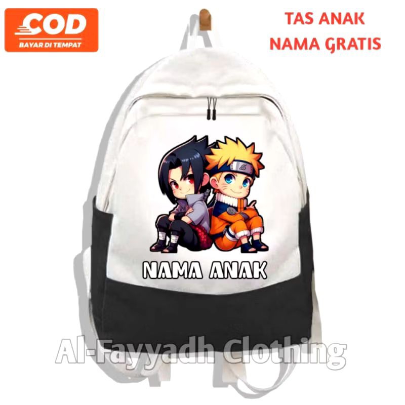 Naruto ANIME CHILDREN'S BACKPACK - NARUTO X SASUKE ANIME SCHOOL ...