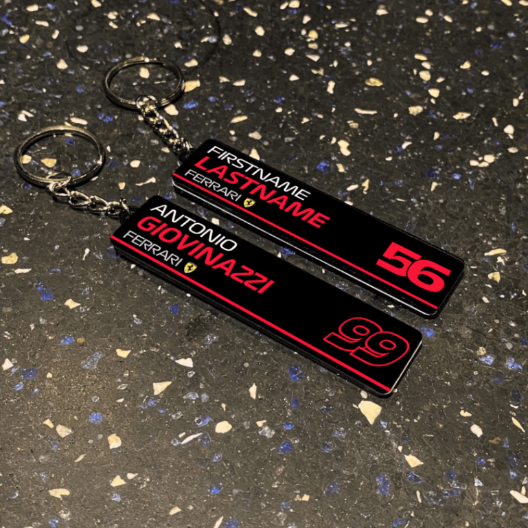 Custom F1 Keychain 2024 Season Driver Card | Shopee Malaysia