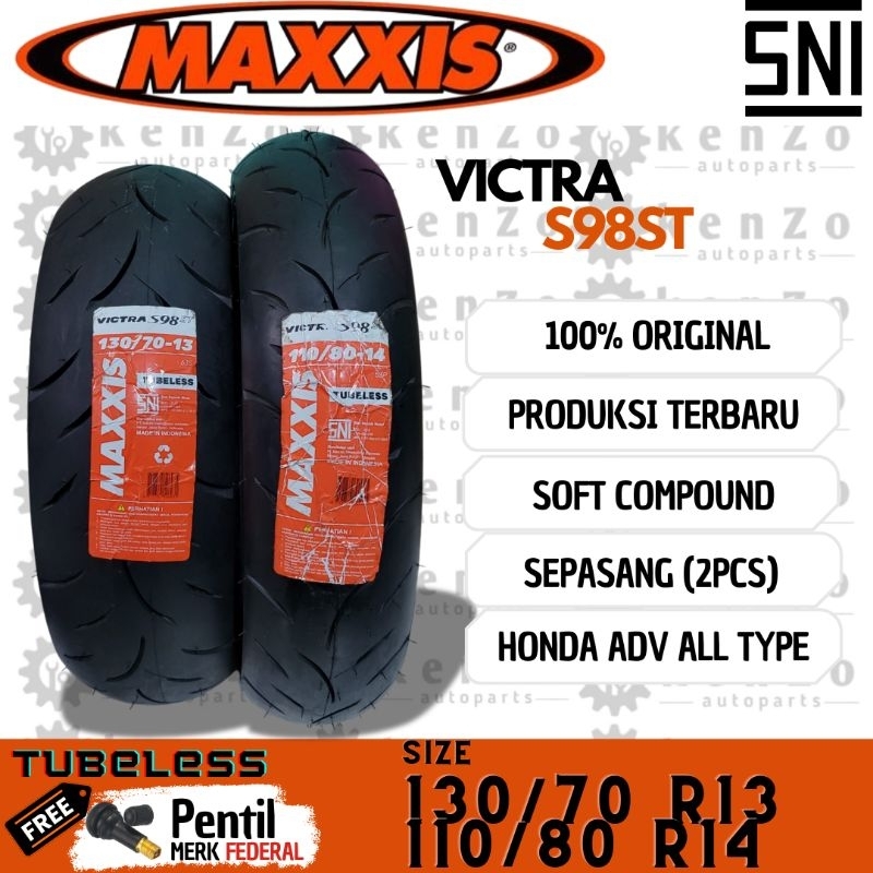 Original Honda Pcx 160 Adv 150 160 Pair Tire Package Maxxis Victra S98 ...