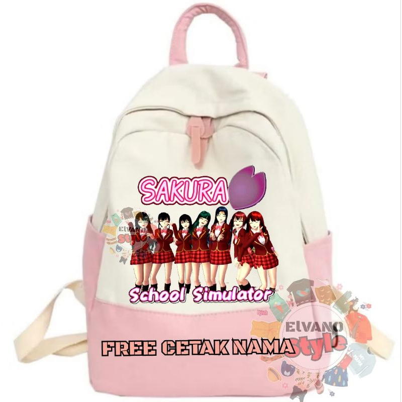 Sakura School Simulator Girls Backpack | Shopee Malaysia