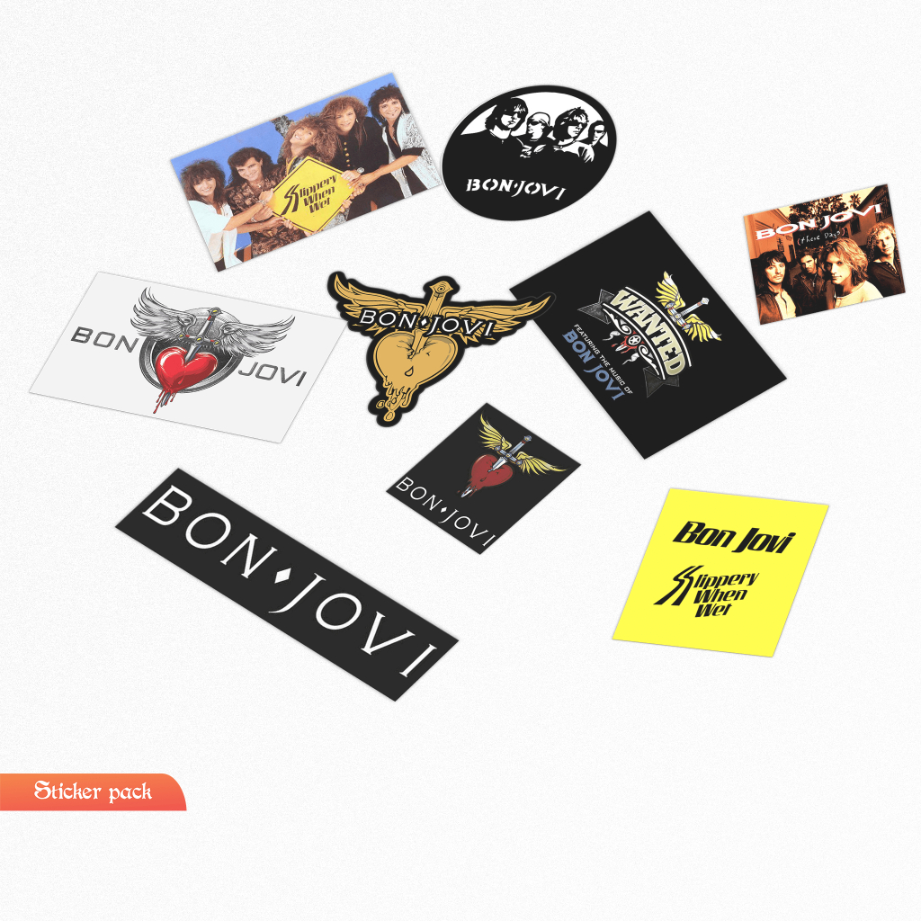 Bon Jovi Band Sticker / STICKER PACK | Shopee Malaysia