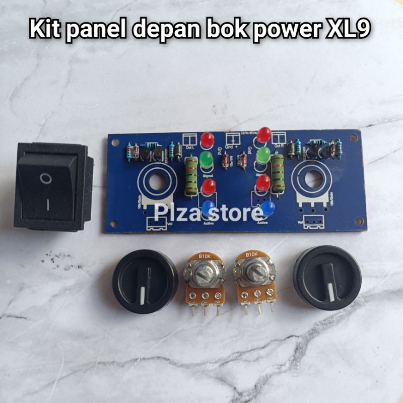 Xl9 3U 2chanel front Led power box front panel Kit XL-9 | Shopee Malaysia
