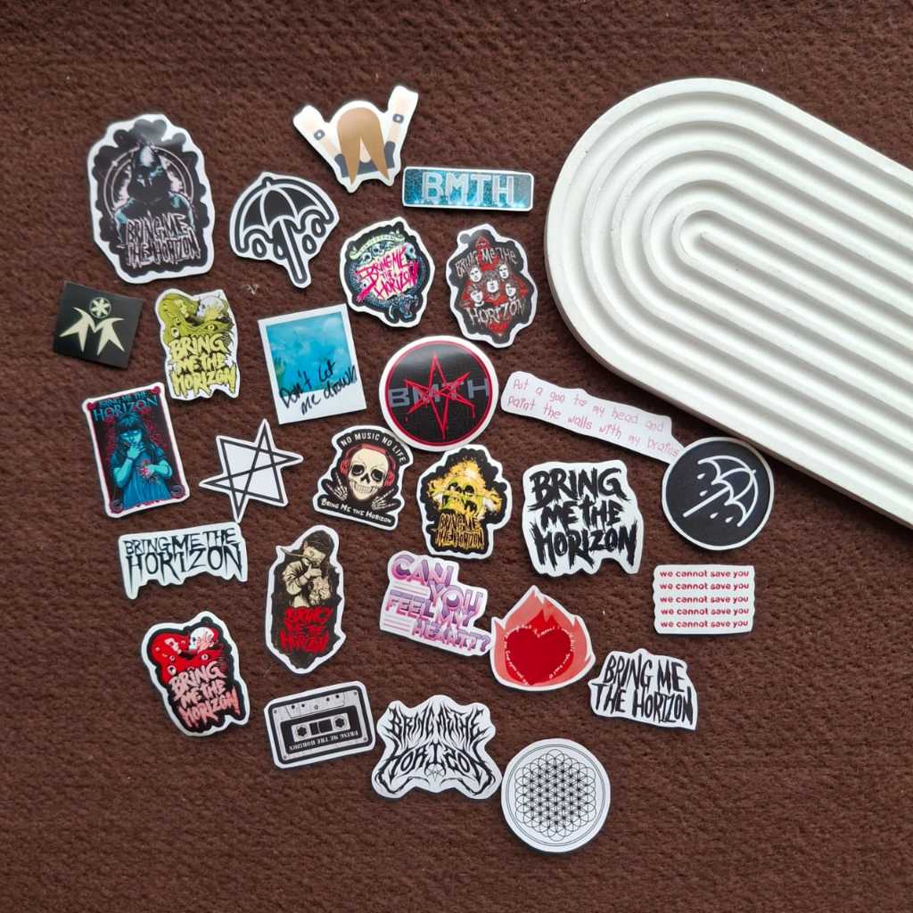 [28 Pcs] Bmth Bring Me The Horizon Music Sticker Pack | Shopee Malaysia