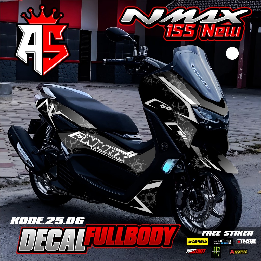 Yamaha Nmax 155 New FullBody Decal Sticker 2020 2021 2022 2023 2024 New ...