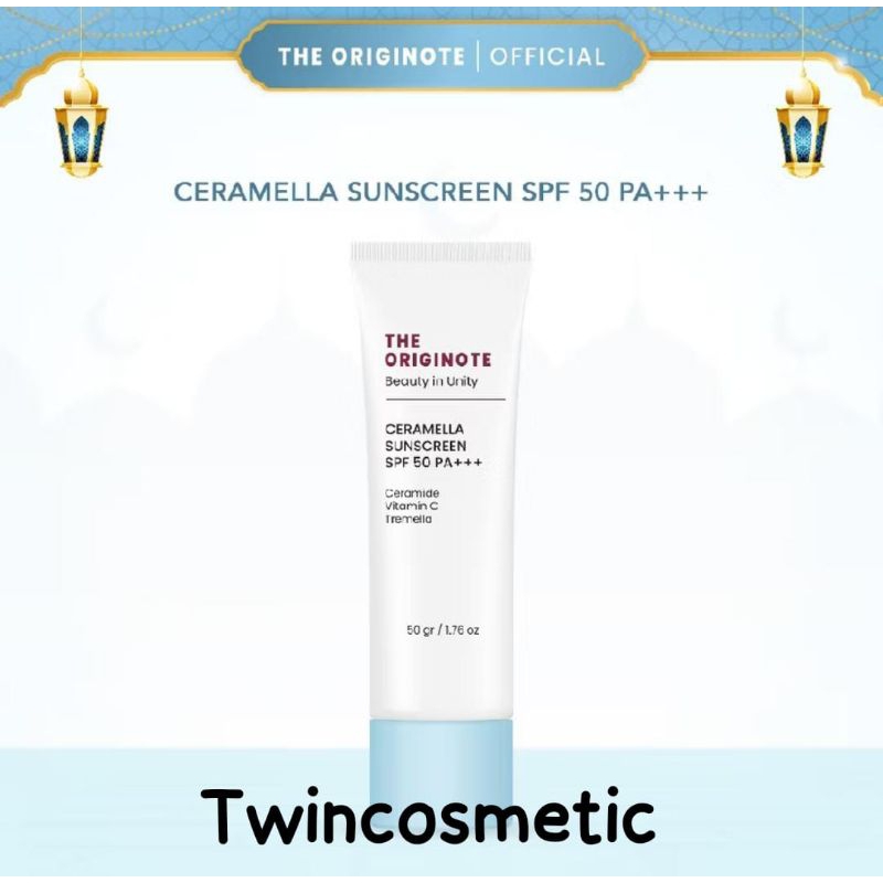 The Originote Ceramella Sunscreen SPF 50 PA+++ contains 50g | Shopee ...
