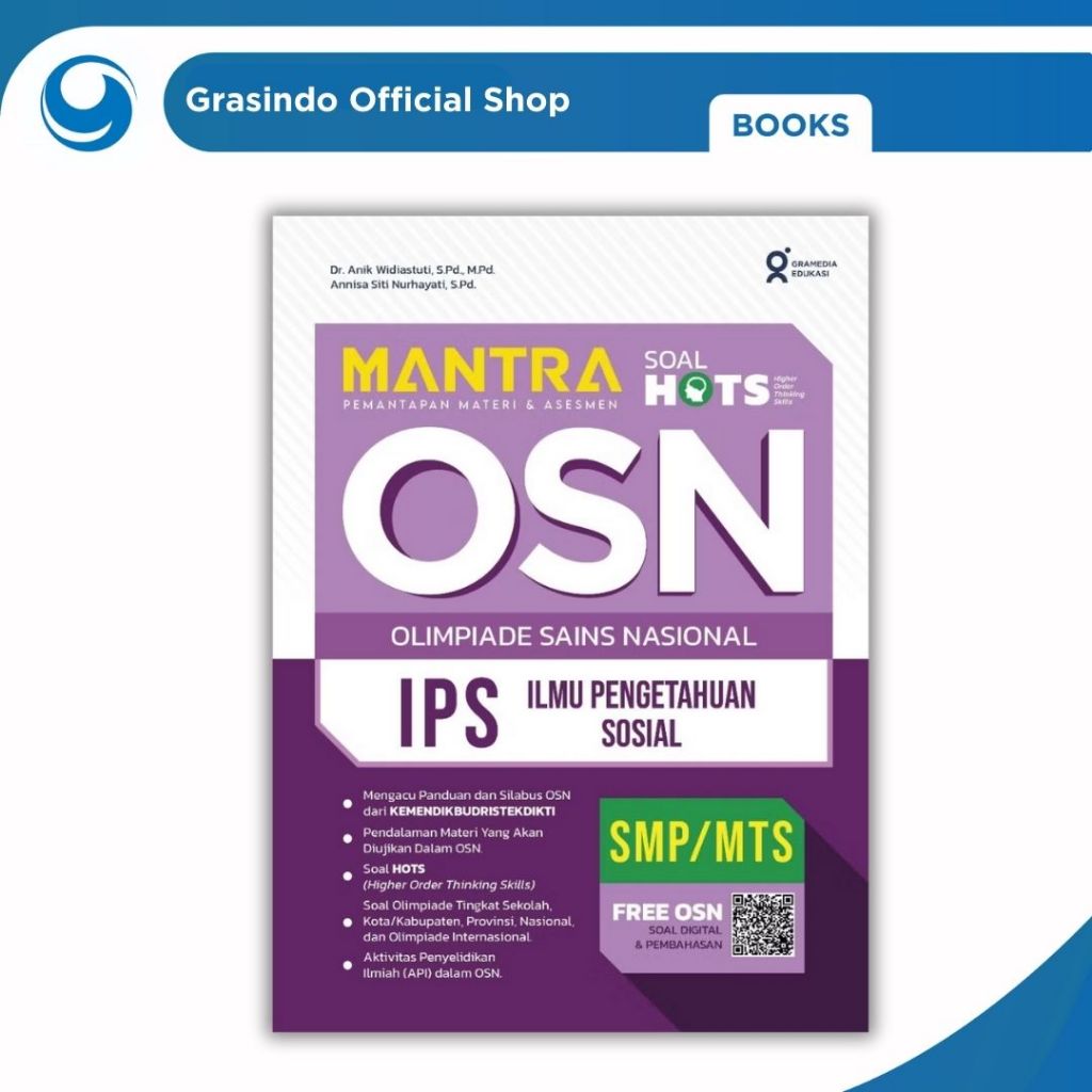 Grasindo - SMP/MTS OSN IPS Mantra (Special Offer ROAD TO OSN) | Shopee ...