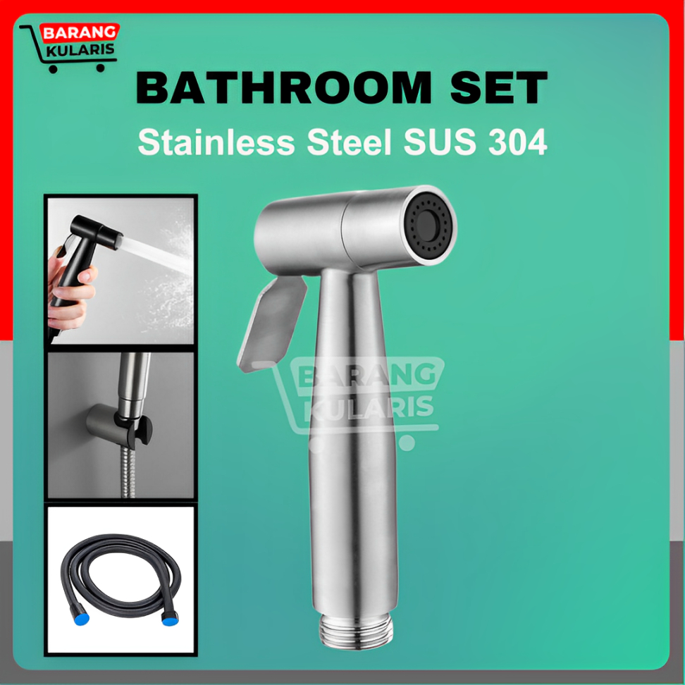 Jet Shower Bathroom Set Stainless Steel SUS304 Jet Spray Bidet Toilet ...