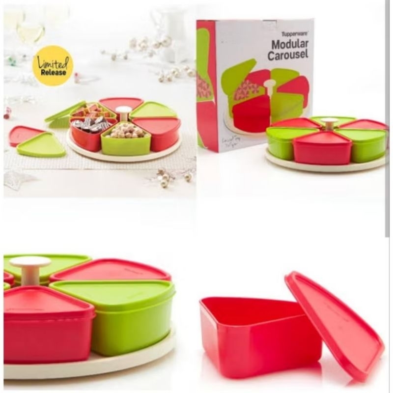 Modular Carousel Set Tupperware / Eid Jar | Shopee Malaysia