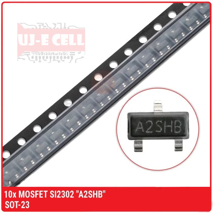 A2shb Mosfet SI2302 A2SHB SOT-23 Transistor Mosfet SI2302S SMD SMT 1 N-Channel | Shopee Malaysia