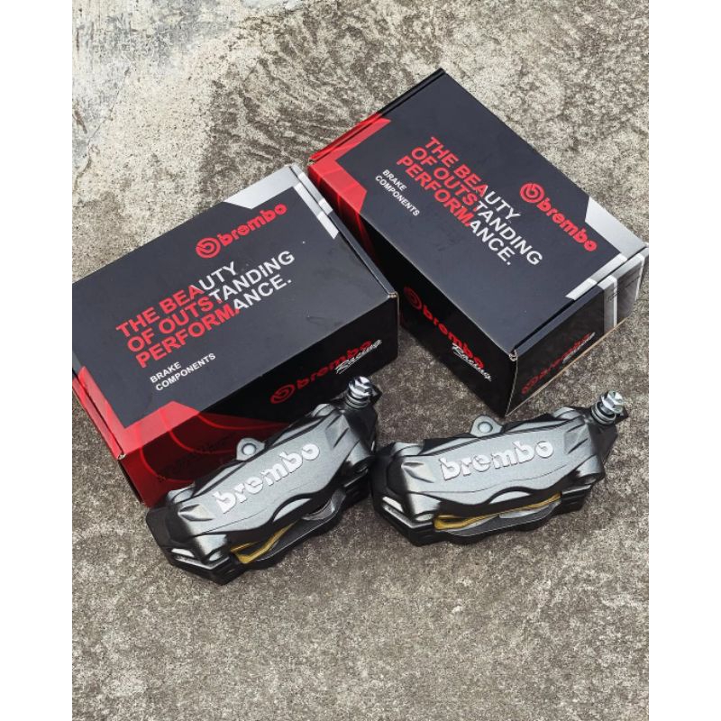 Brembo right calipers brembo calipers, gray and gray 4 pistons, brembo ...