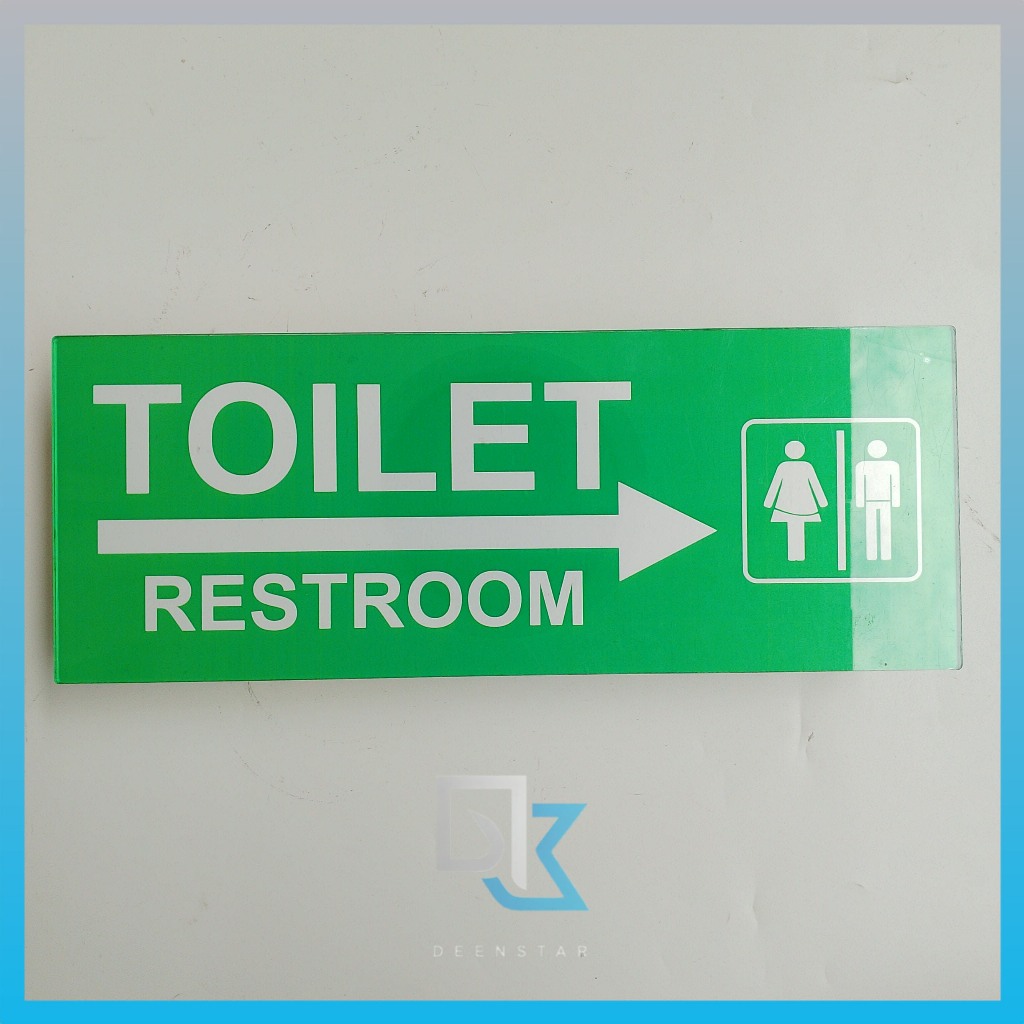Acrylic Toilet - Restroom - Acrylic Bathroom/WC | Shopee Malaysia