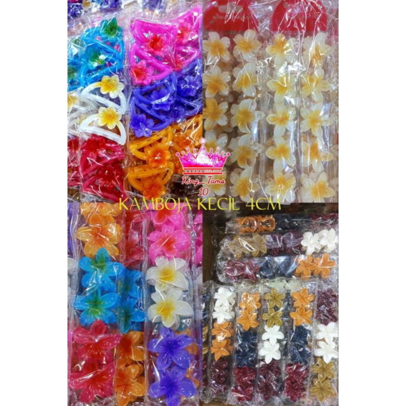 Jedai Cambodia Clip Plumeria Flower Cambodian Hairclip Aesthetic Viral ...