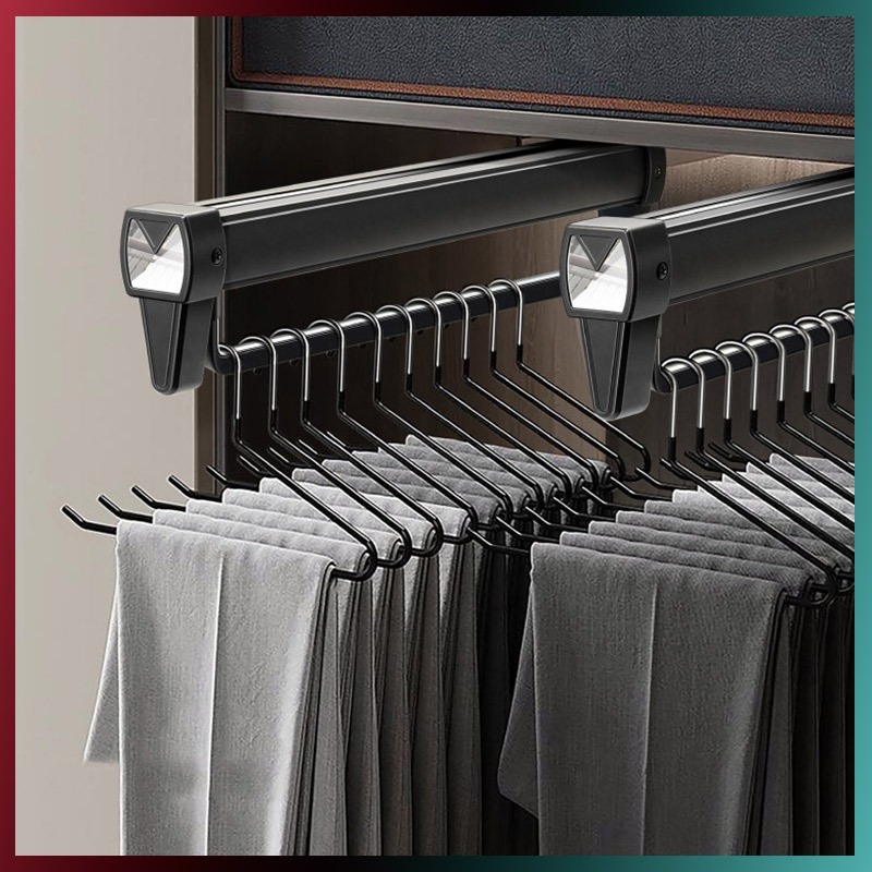 GANTUNGAN Pull-out Clothes Hanger Underwear Closet Pull-out Clothes ...