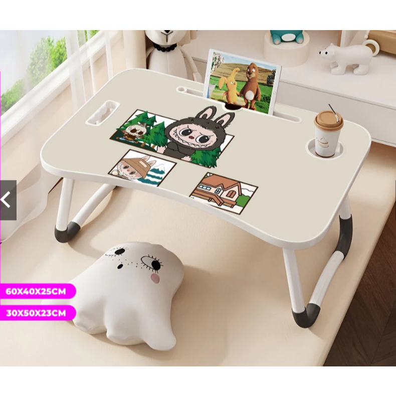 Labubu Character Folding Laptop Table / Jumbo Children's Study Table ...