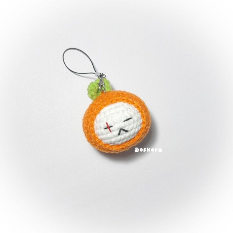 Tangerine yoongi crochet keychain | Agustd keychain | Bts suga keychain ...