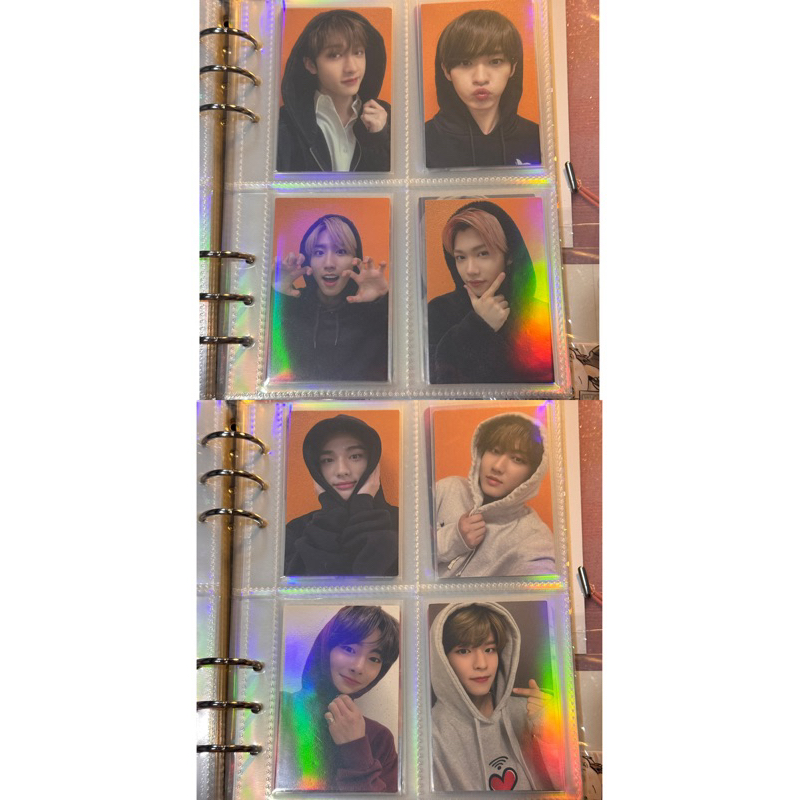 Pc stray kids ds orange go live photocard skz double side A bangchan ...