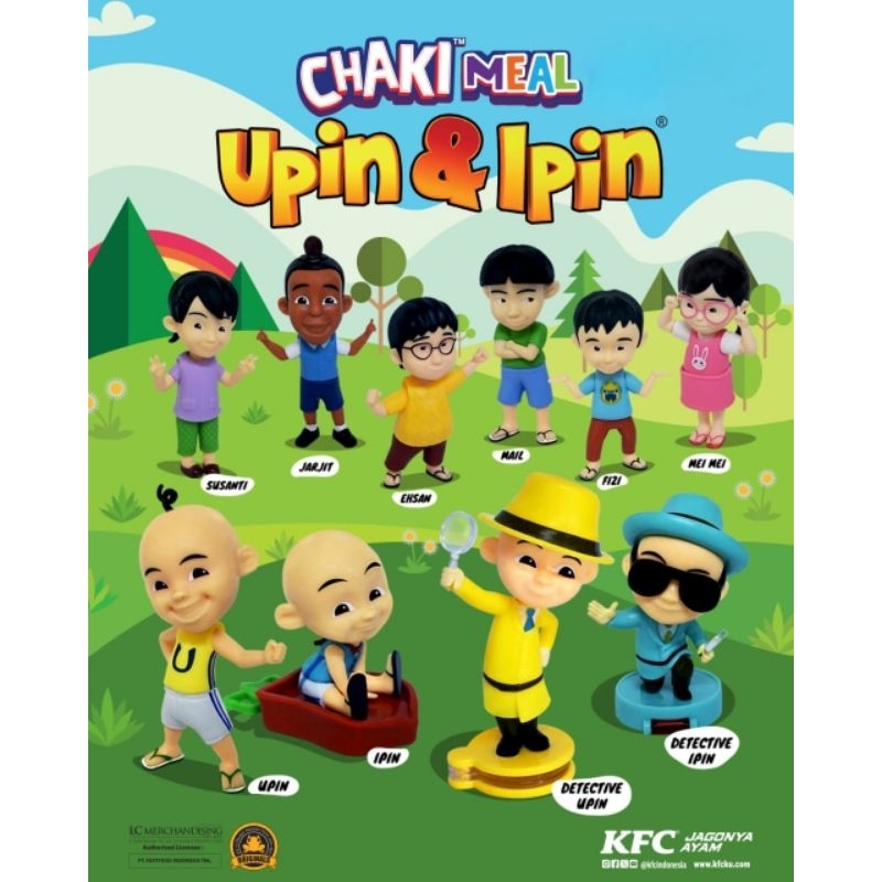 Kfc x BT21 Official Chaki Kids Meal Upin & Ipin Toys | Shopee Malaysia