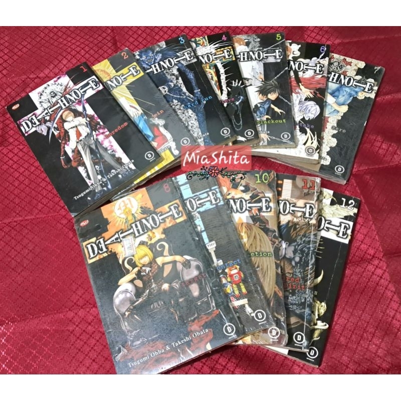 Comic Set and Death Note Unit Vol 1-12end by Tsugumi Ohba & Takeshi ...