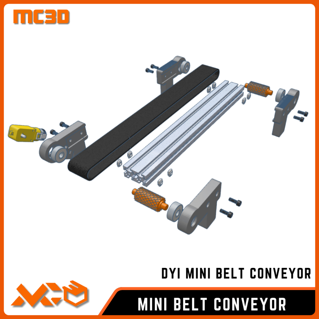 Mini MOTORCYCLE SPAREPART Conveyor DIY Mini Belt Conveyor Micro ...