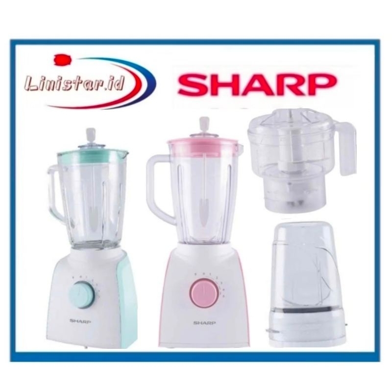 Sharp BLENDER 1,5Liter EM152G-BL/EM151P SHARP BLENDER 3IN1 CHOPER+DRY ...