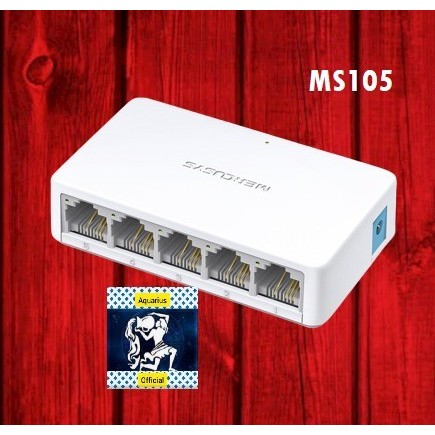 (4Pcs) Mercusys MS105 5-Port 10/100Mbps Desktop Ethernet Switch Hub MS 105 (4Pcs) | Shopee Malaysia