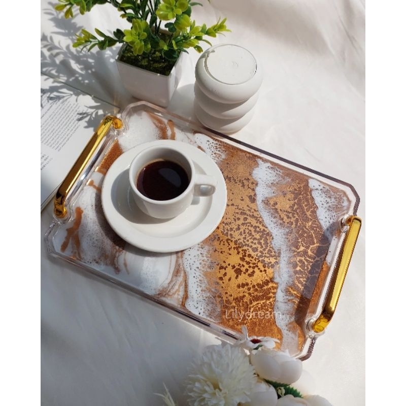 Resin Tray Art Tray Aesthetic Photo Props Wedding Dowry | Shopee Malaysia